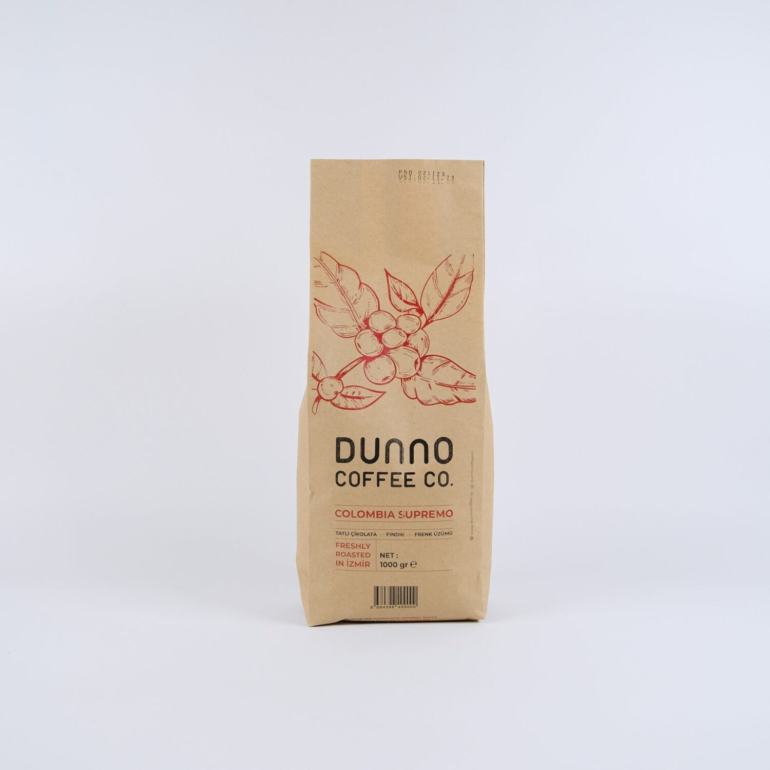 Dunno Colombia Supremo Öğütülmüş Kahve 1 kg - DepoDone
